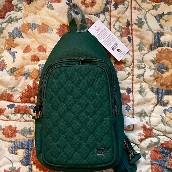 lug | Bags | Nwt Lug Matte Luxe Scurry Sling Bagwickedly Green | Poshmark